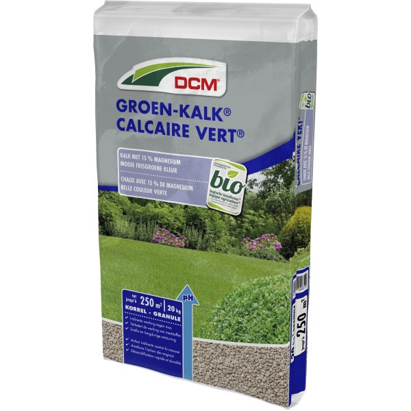 Gazon kalk | DCM | 5000 m² (Magnesiumkalk, 400 kg) DCM Kabelshop.nl